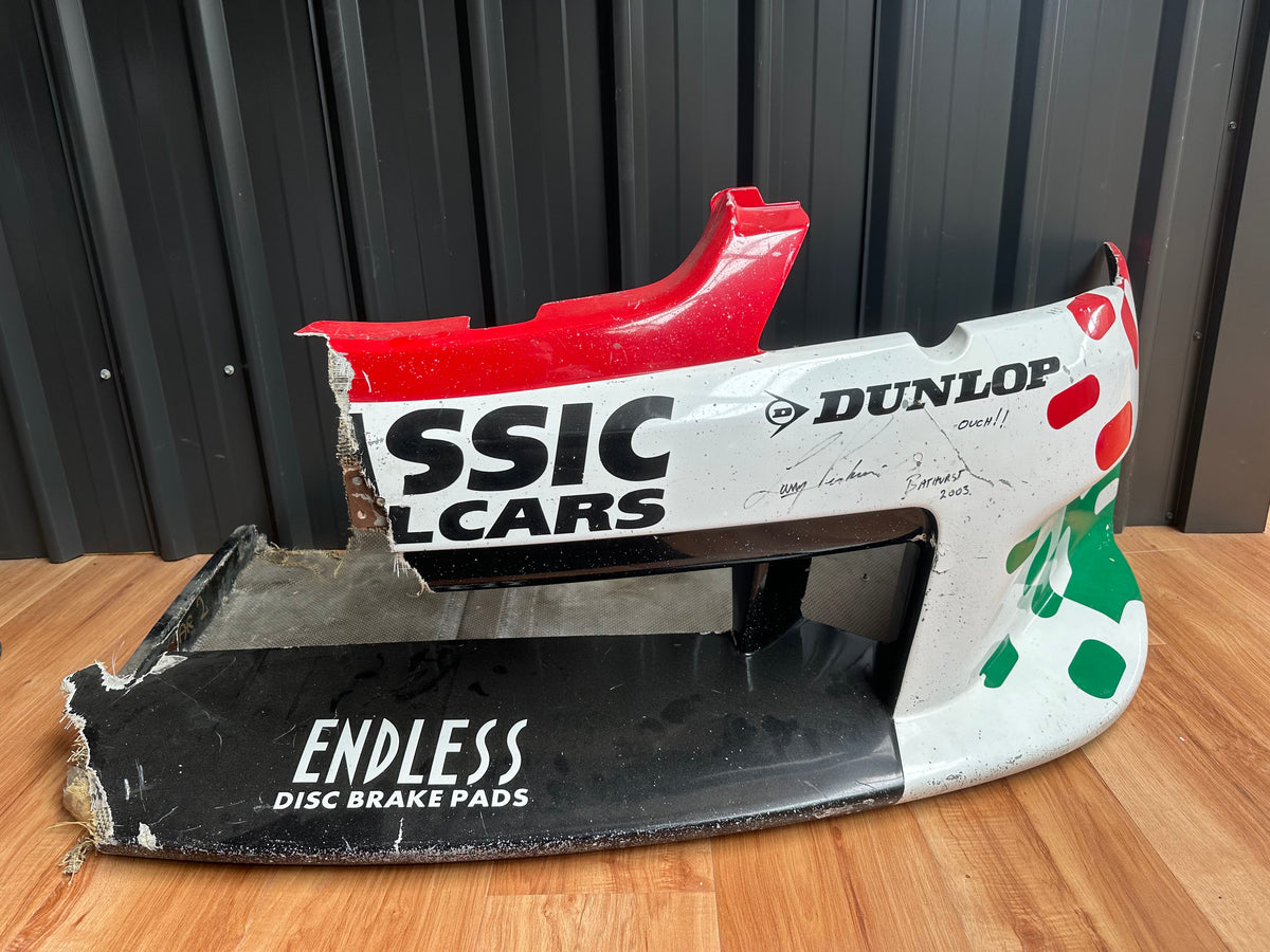 Larry Perkins 2003 Bathurst Crash Front Bumper Bar Signed – Perkins ...