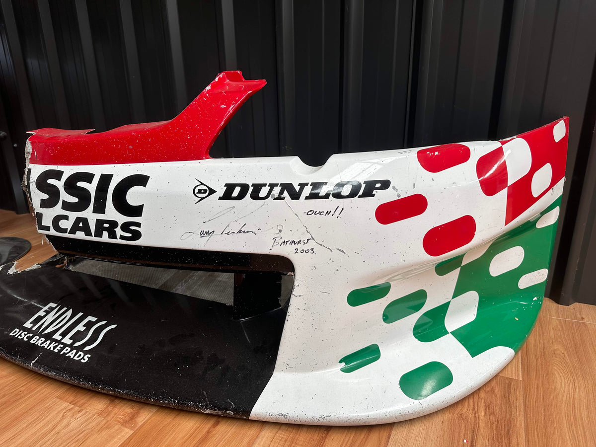 Larry Perkins 2003 Bathurst Crash Front Bumper Bar Signed – Perkins ...