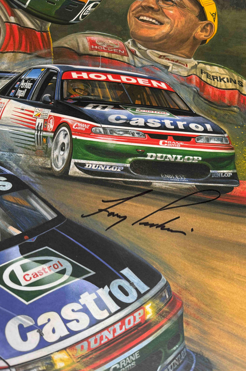 Autographed Larry Perkins 1993/95/97 Bathurst Poster/Print – Perkins ...